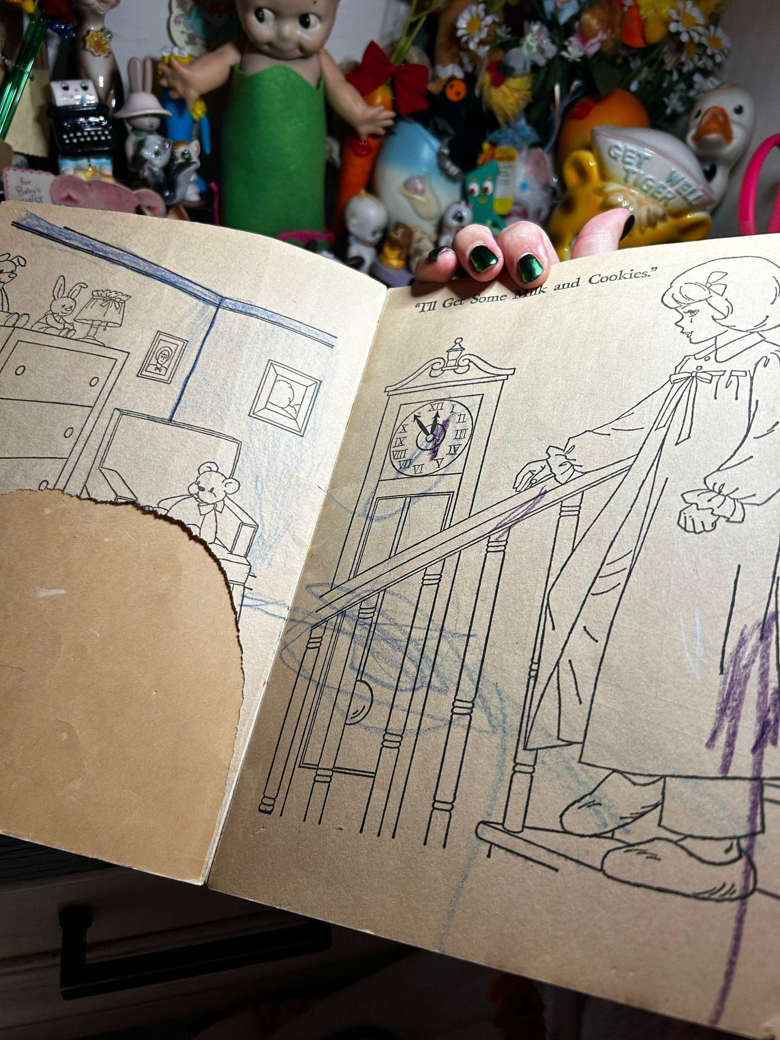 Vintage Whitman Little Kiddles Coloring Book *as Is* - Etsy