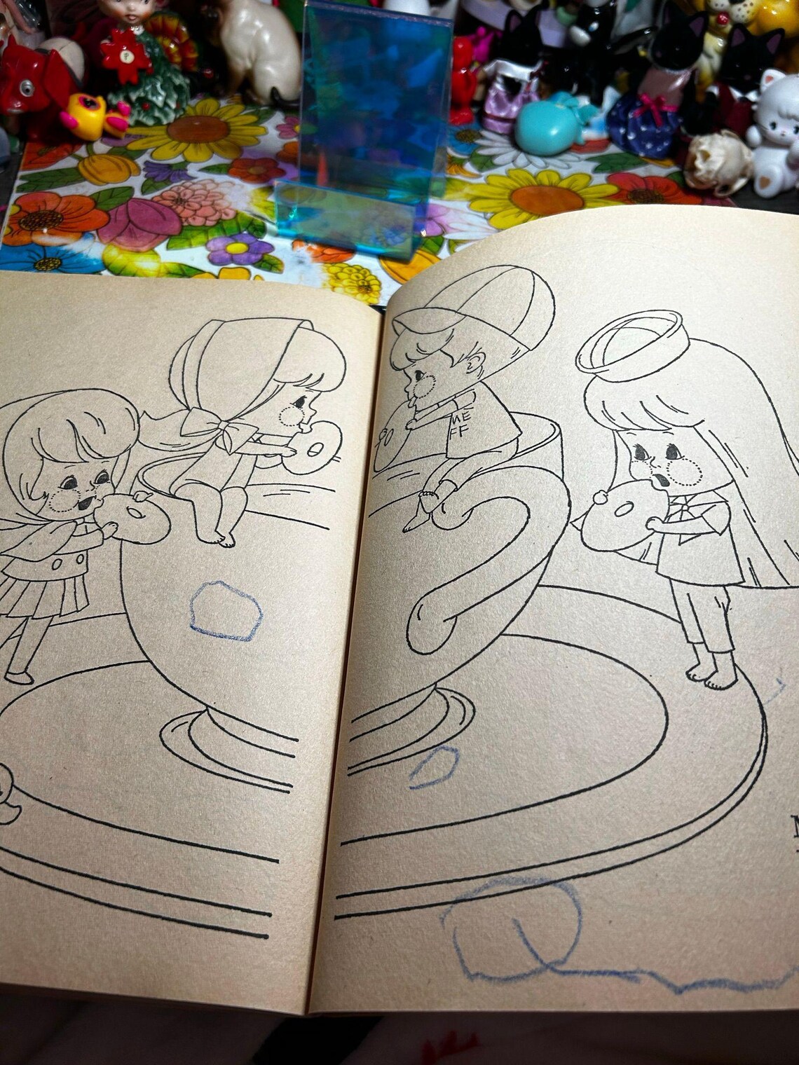 Vintage Whitman Little Kiddles Coloring Book *as Is* - Etsy