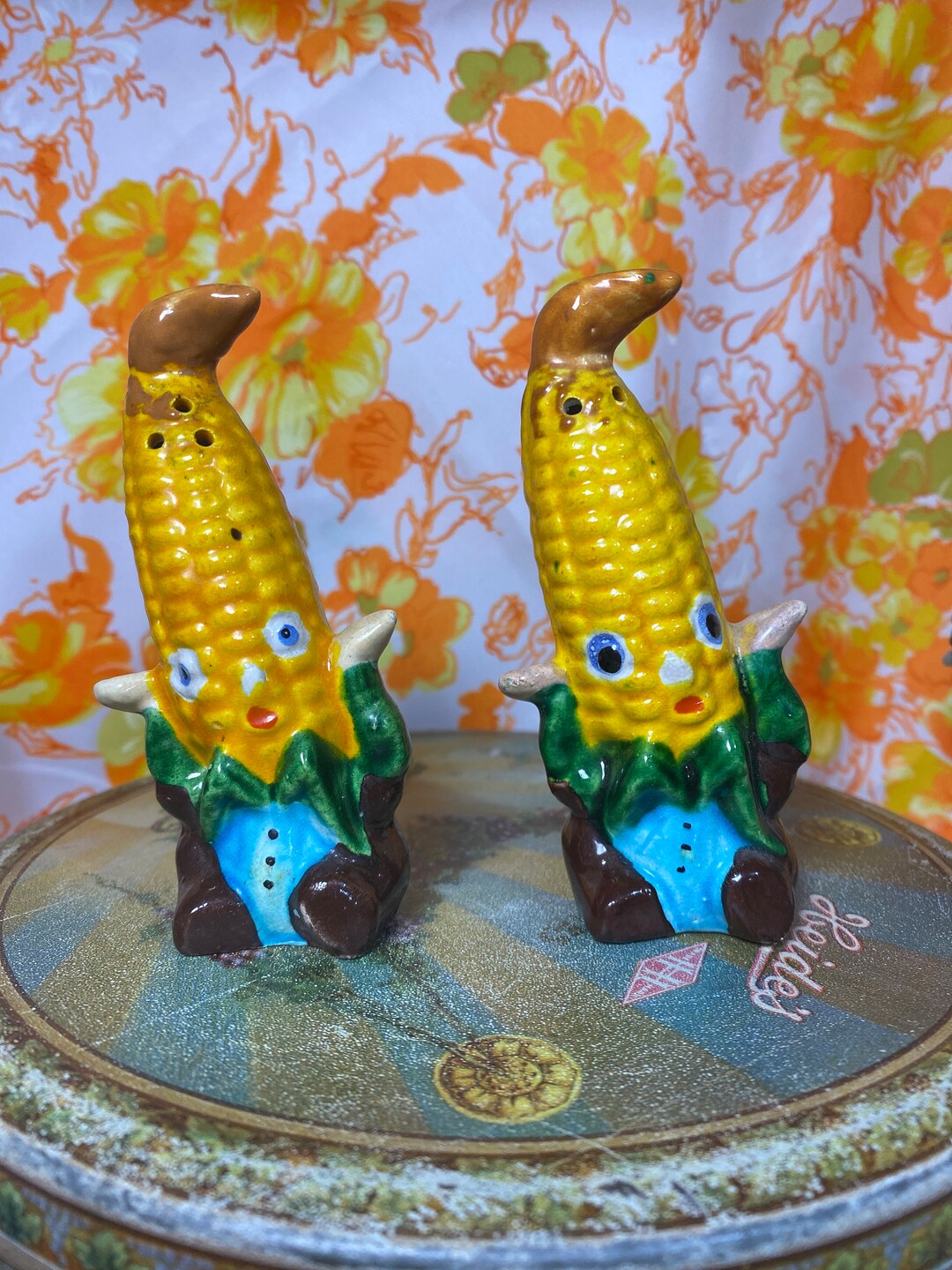 Corn Anthropomorphic Made in Japan Shakers - Etsy