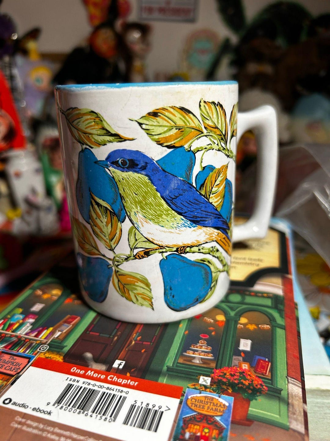 Vintage Otagiri Japan Blue Bird Coffee Mug - Etsy