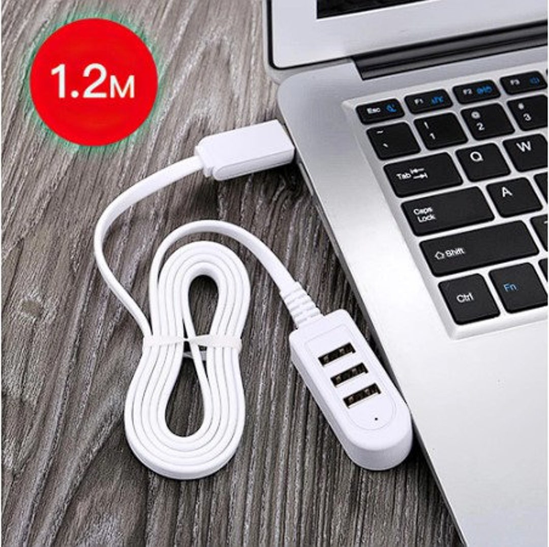 Mini Usb 2.0 Hub Socket Pattern Splitter Cable Adapter 3 Port High ...