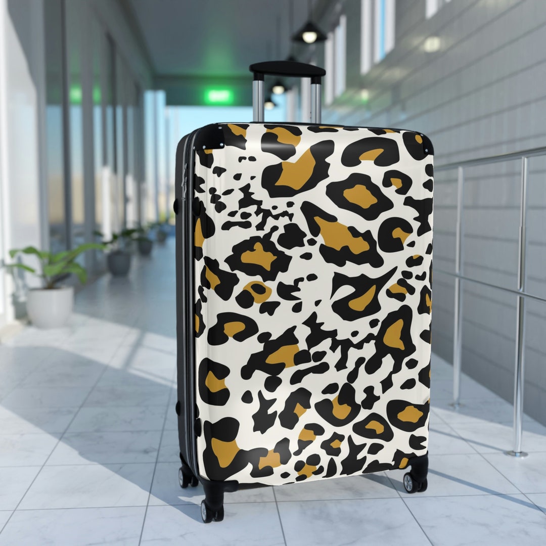Leopard Suitcases - Etsy UK