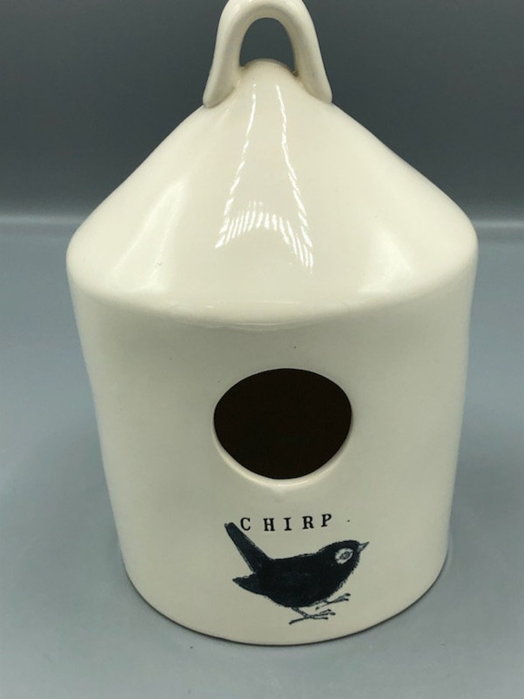 Rae Dunn Chirp Ivory Bird House - Etsy