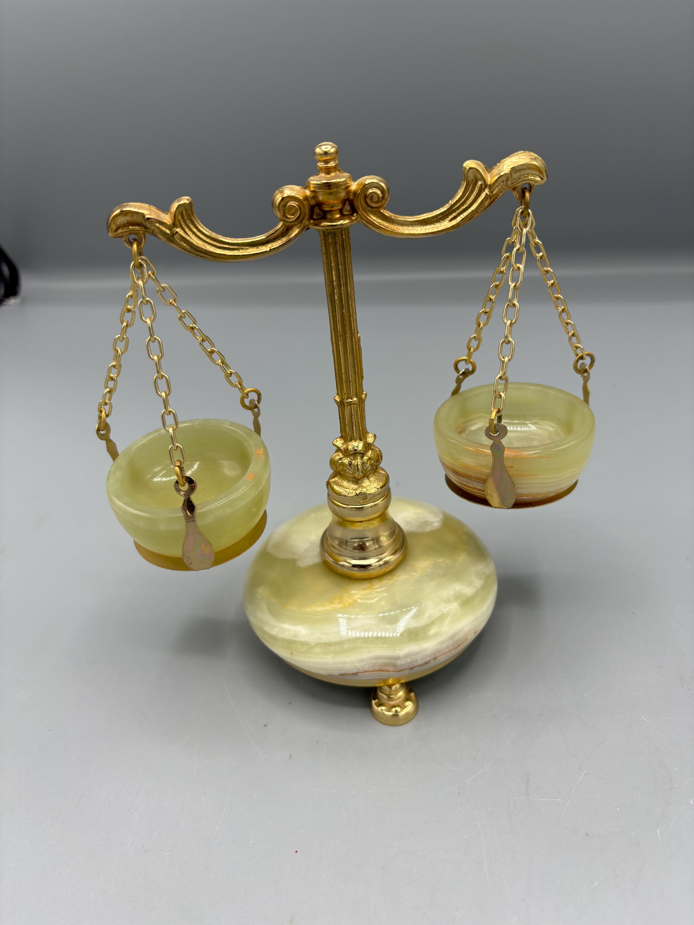 Vintage Italian Onyx Scale - Etsy