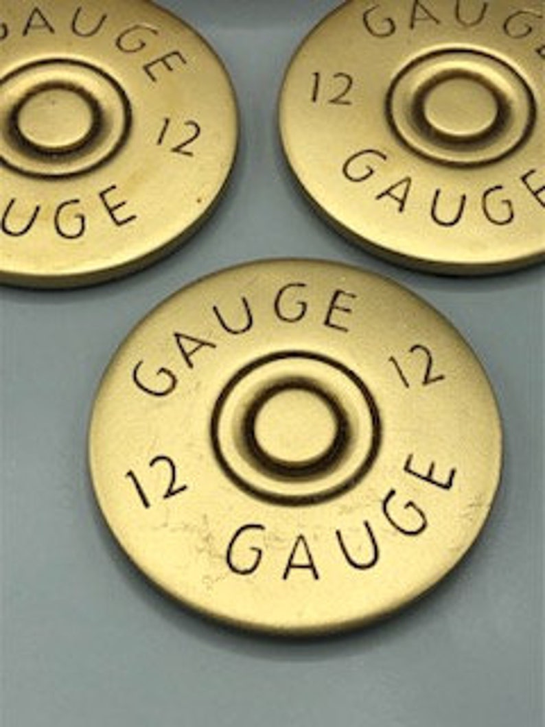 Shot Gun 12 Gauge Coasters - Etsy