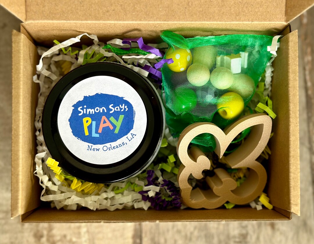 Mardi Gras Mini Playdough Pack - Etsy