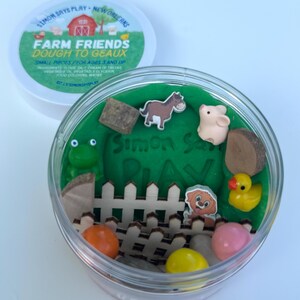 Farm Friends Dough to Geaux – Sensory Playdough Kit for Kids Ages 3+ - Etsy