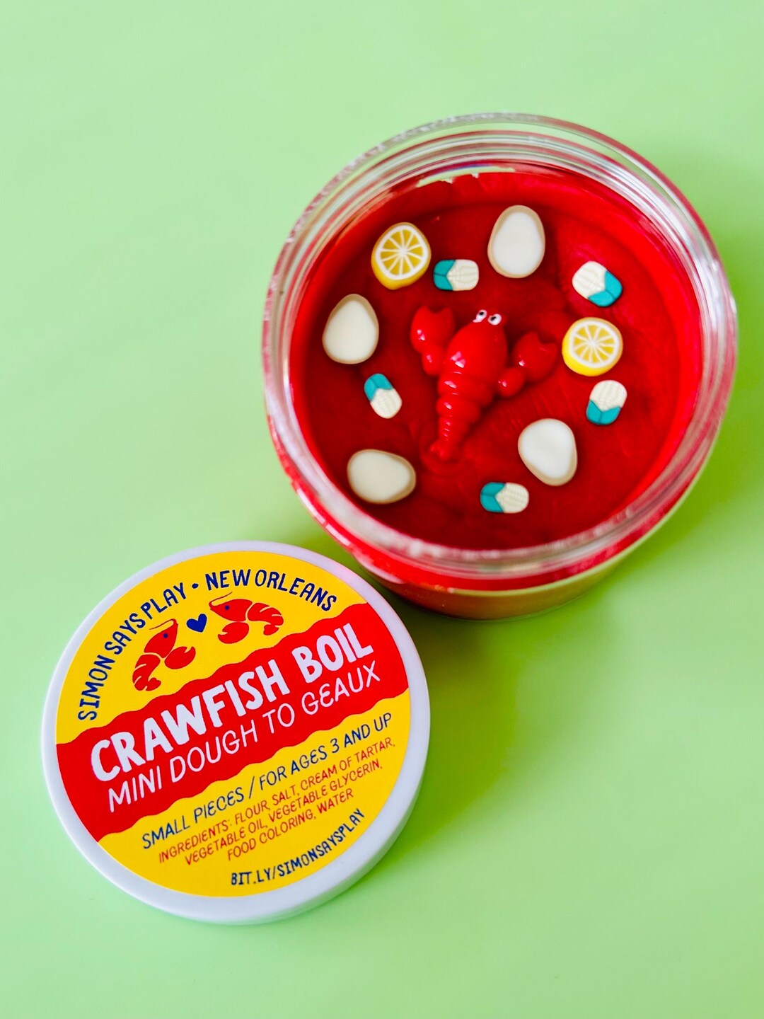 Mini Crawfish Boil Playdough – Dough to Geaux – Sensory Play for Kids ...