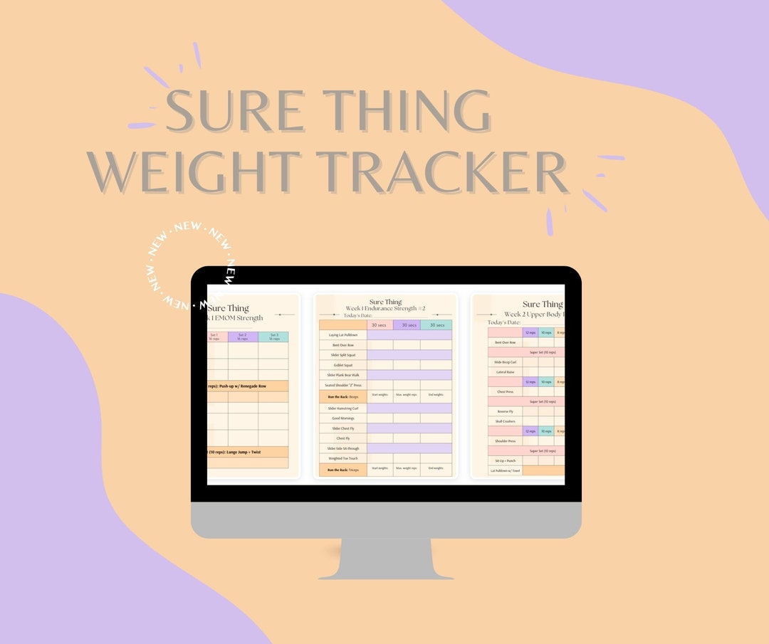 Beachbody Sure Thing Dumbbell Tracker - Etsy