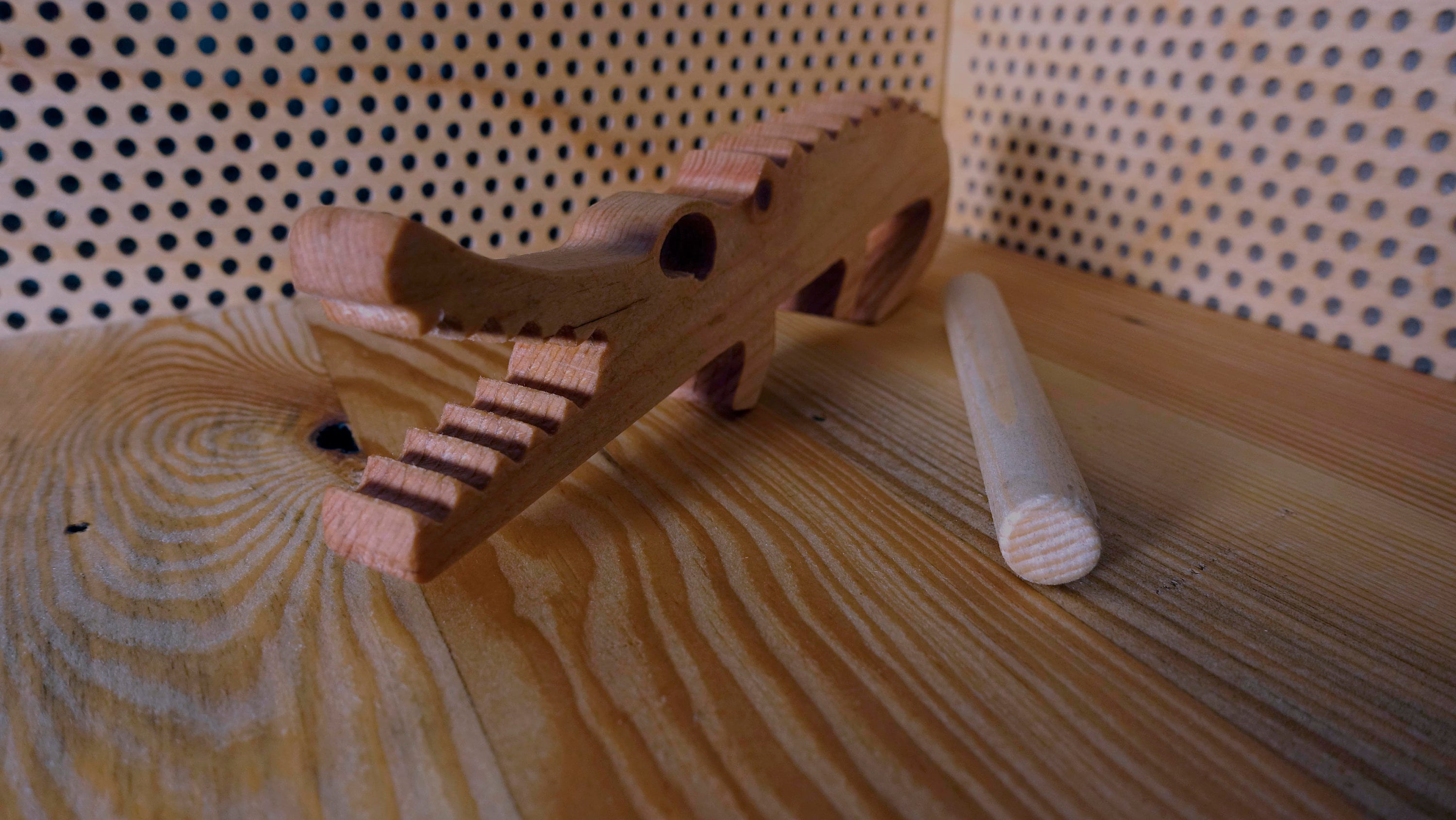 Wooden Percussion Alligator Toy Make Your Own Music With - Etsy