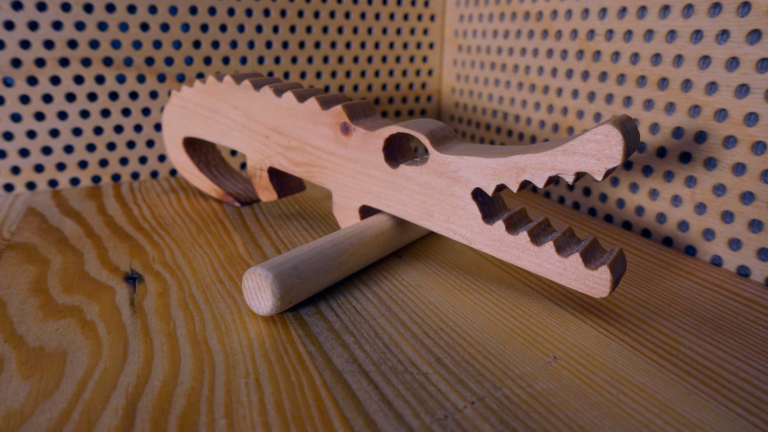Wooden Percussion Alligator Toy Make Your Own Music With - Etsy