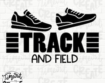 Track and Field SVG Png Dxf Eps Ai Fcm Cut File Silhouette Cricut Track ...