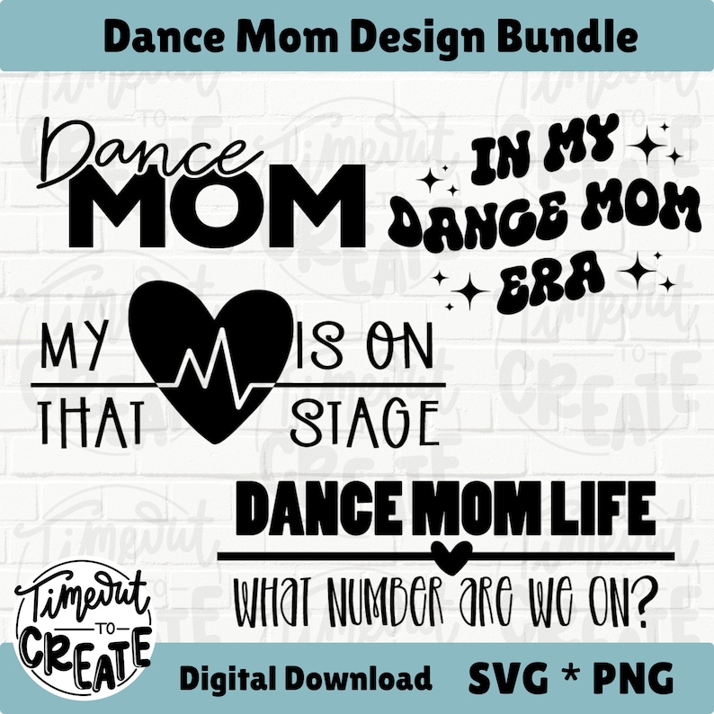 Dance Mom SVG Bundle, Dance Mom Era SVG - Etsy