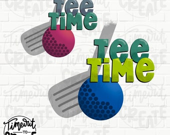 Golf Svg / Png No Time Like Tee Time SVG - Etsy