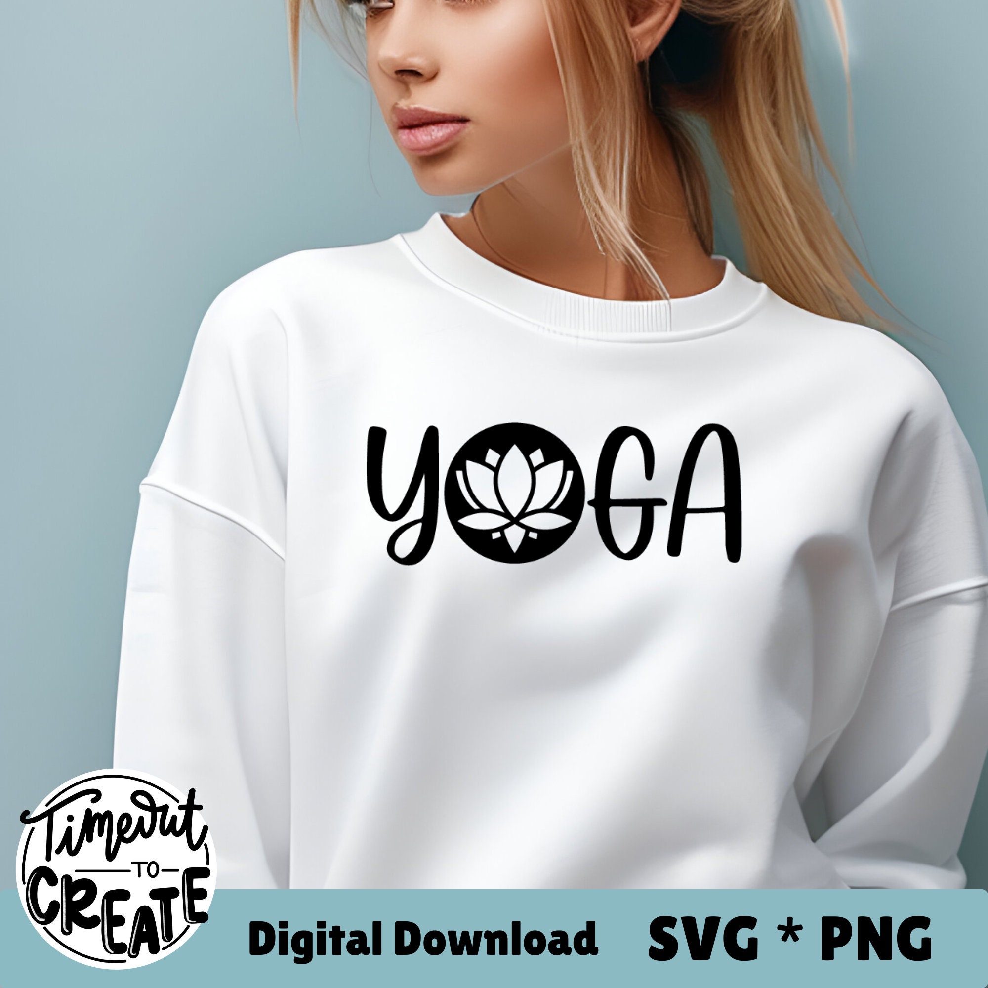 Yoga SVG Bundle - Etsy