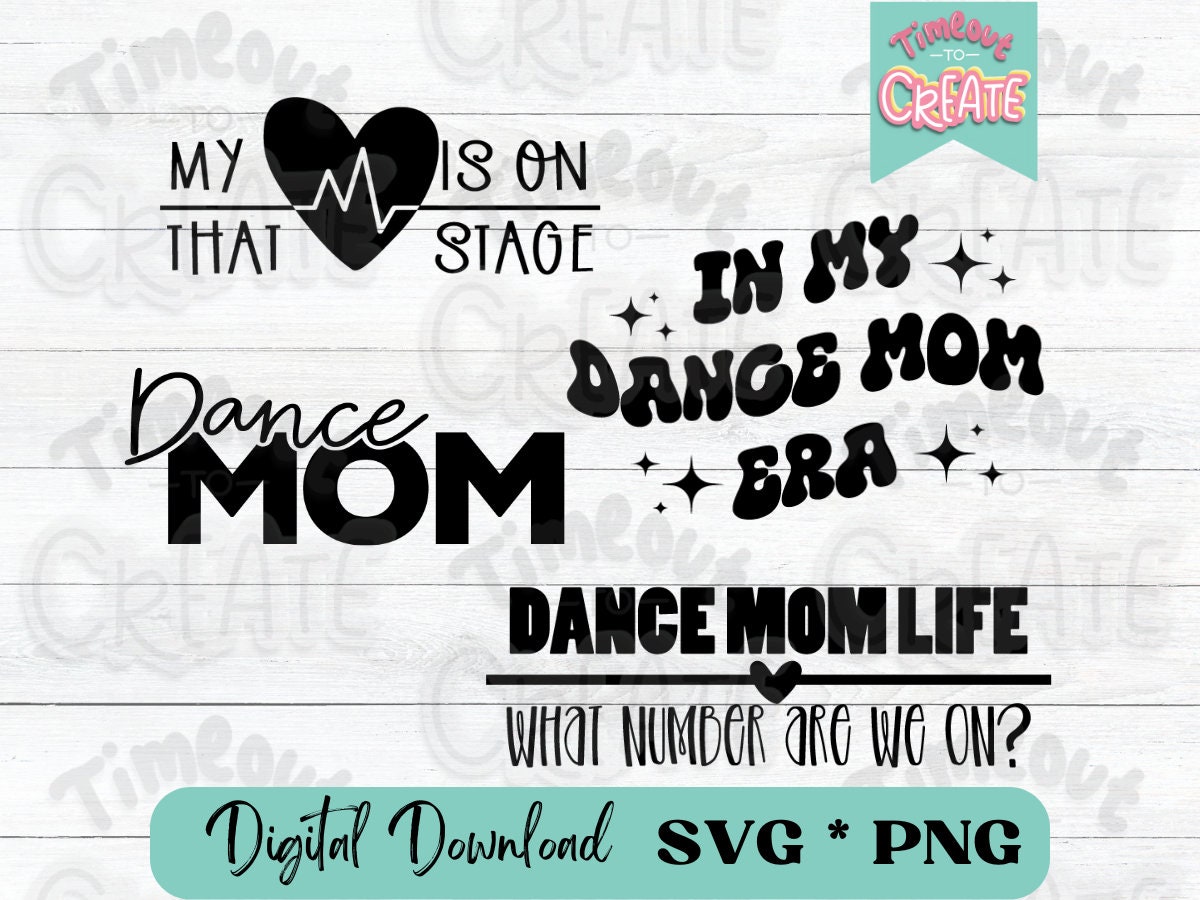 Dance Mom SVG Bundle, Dance Mom Era SVG - Etsy