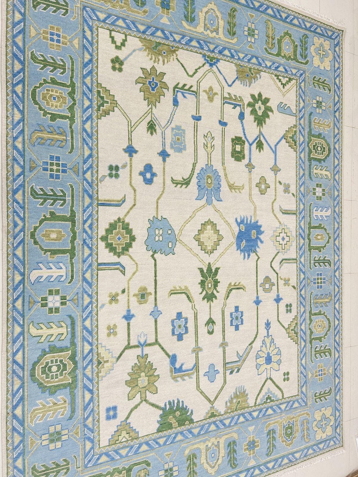 Carol Modern Turkish Oushak Made in 100% Wool Natural Dying Area Rug ...