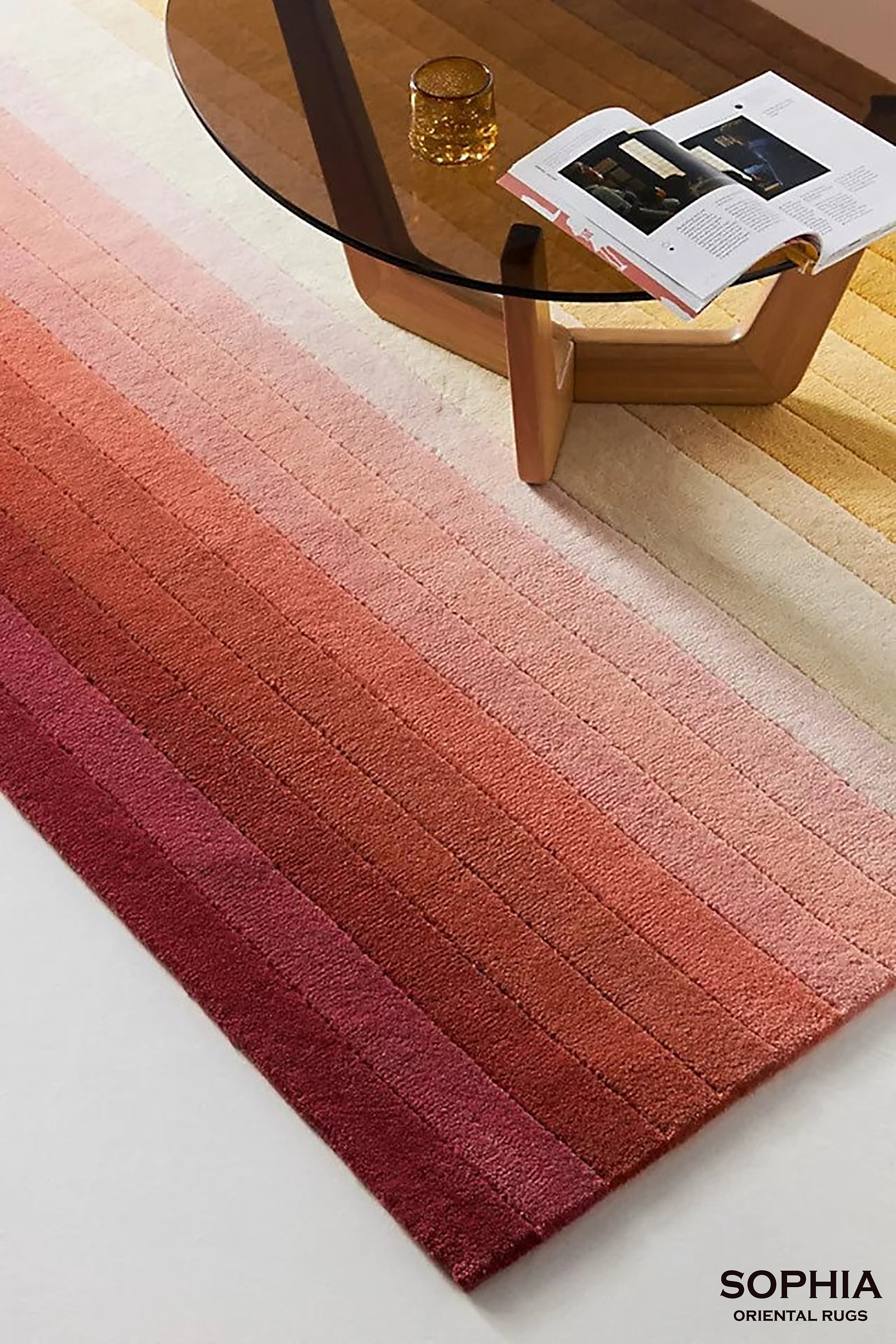 Maximus Multi Modern Style Hand Tufted 100% Wool Handmade Area Rug ...