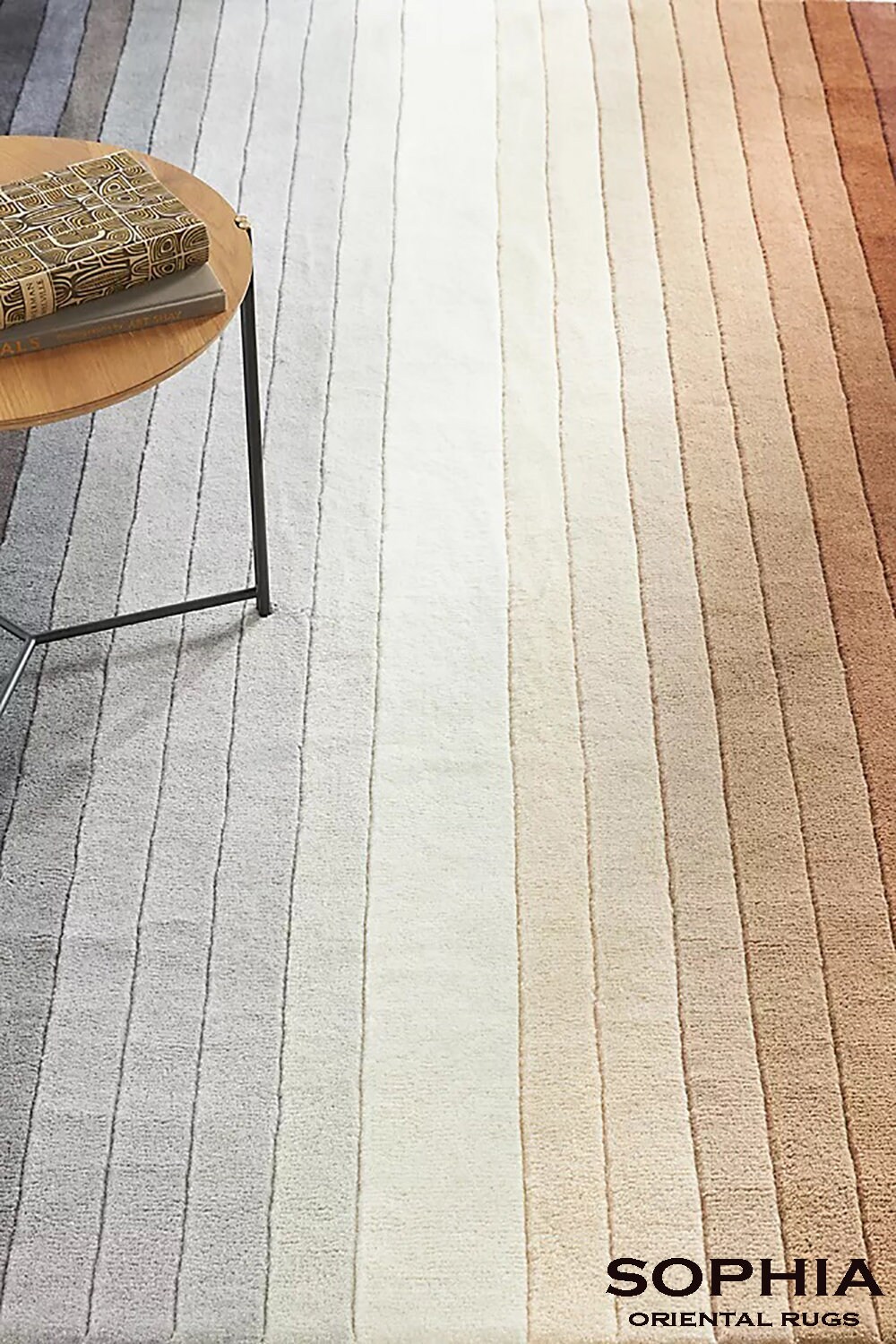 Maximus Multi Modern Style Hand Tufted 100% Wool Handmade Area Rug ...