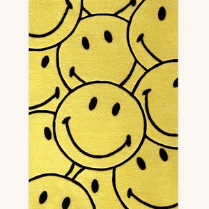 Smiley Rug is a Super-soft and Super-funny Rug Crafted to Bring Light ...