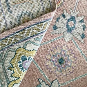 Texas Modern Turkish Oushak 100% Wool Natural Dying Area Rug Living ...