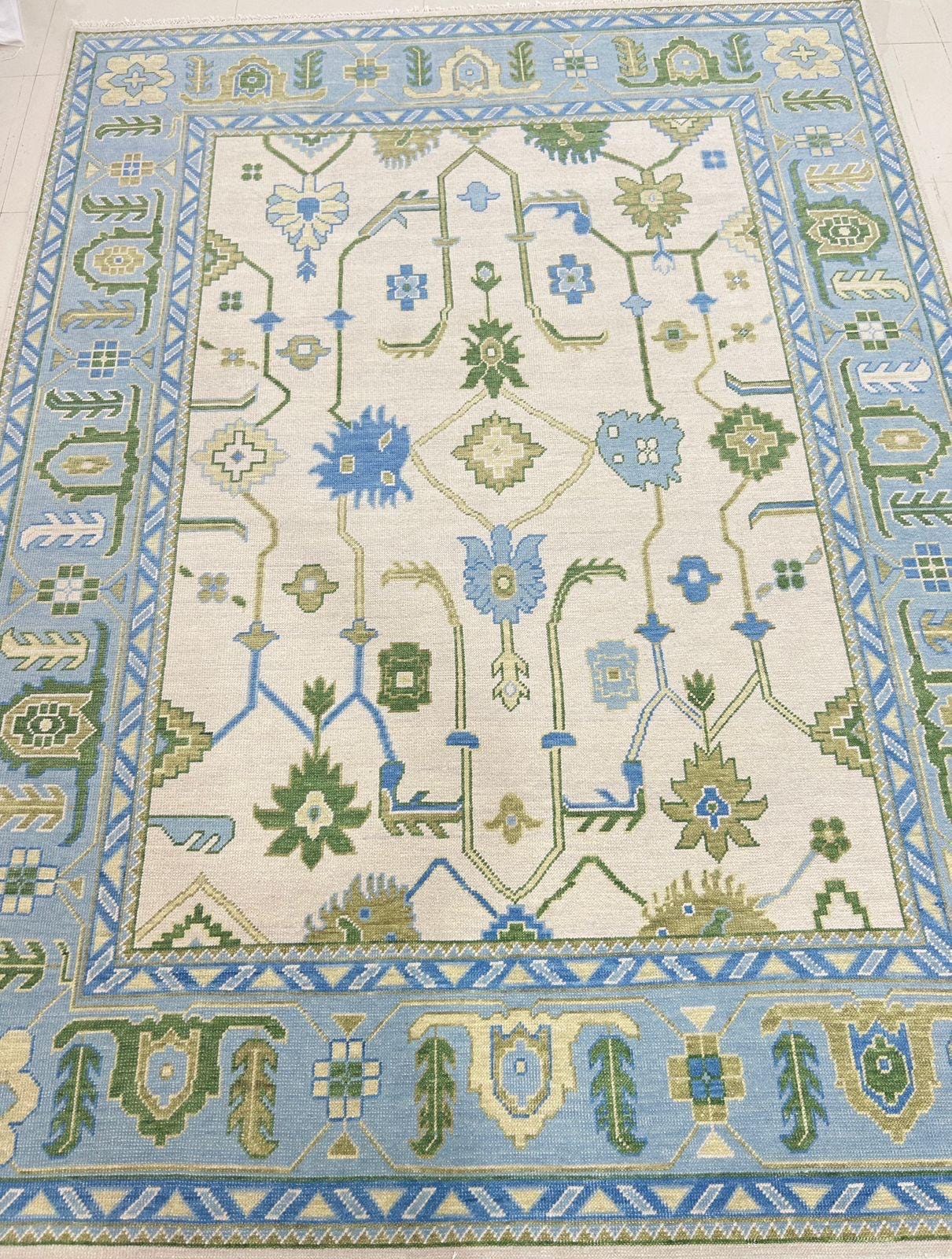 Carol Modern Turkish Oushak Made in 100% Wool Natural Dying Area Rug ...