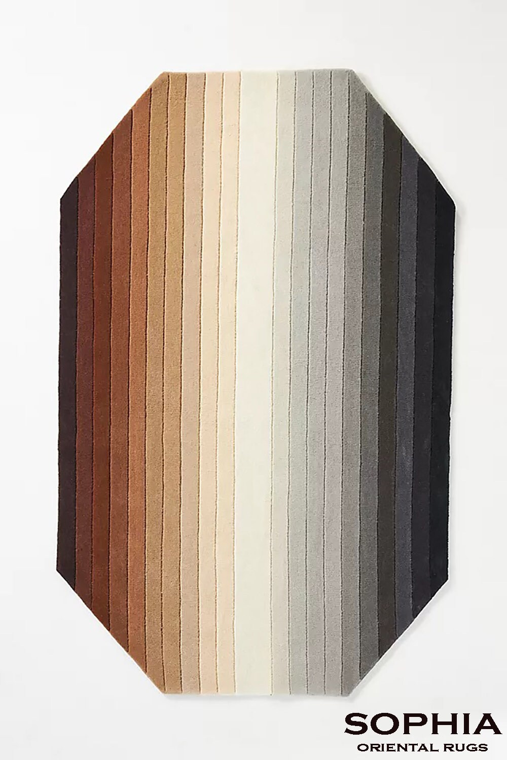 Maximus Multi Modern Style Hand Tufted 100% Wool Handmade Area Rug ...