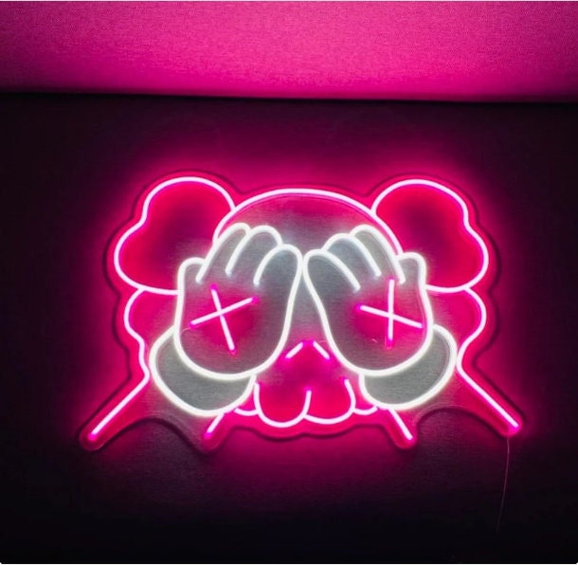 Kaw Neon Sign, Kawaii Anime Kaw Led Neon Sign Light for Kids Bedroom ...