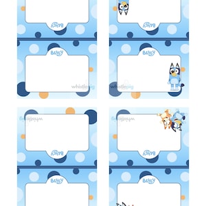 Complete Printable Editable Bluey Birthday Party Decoration and Game ...