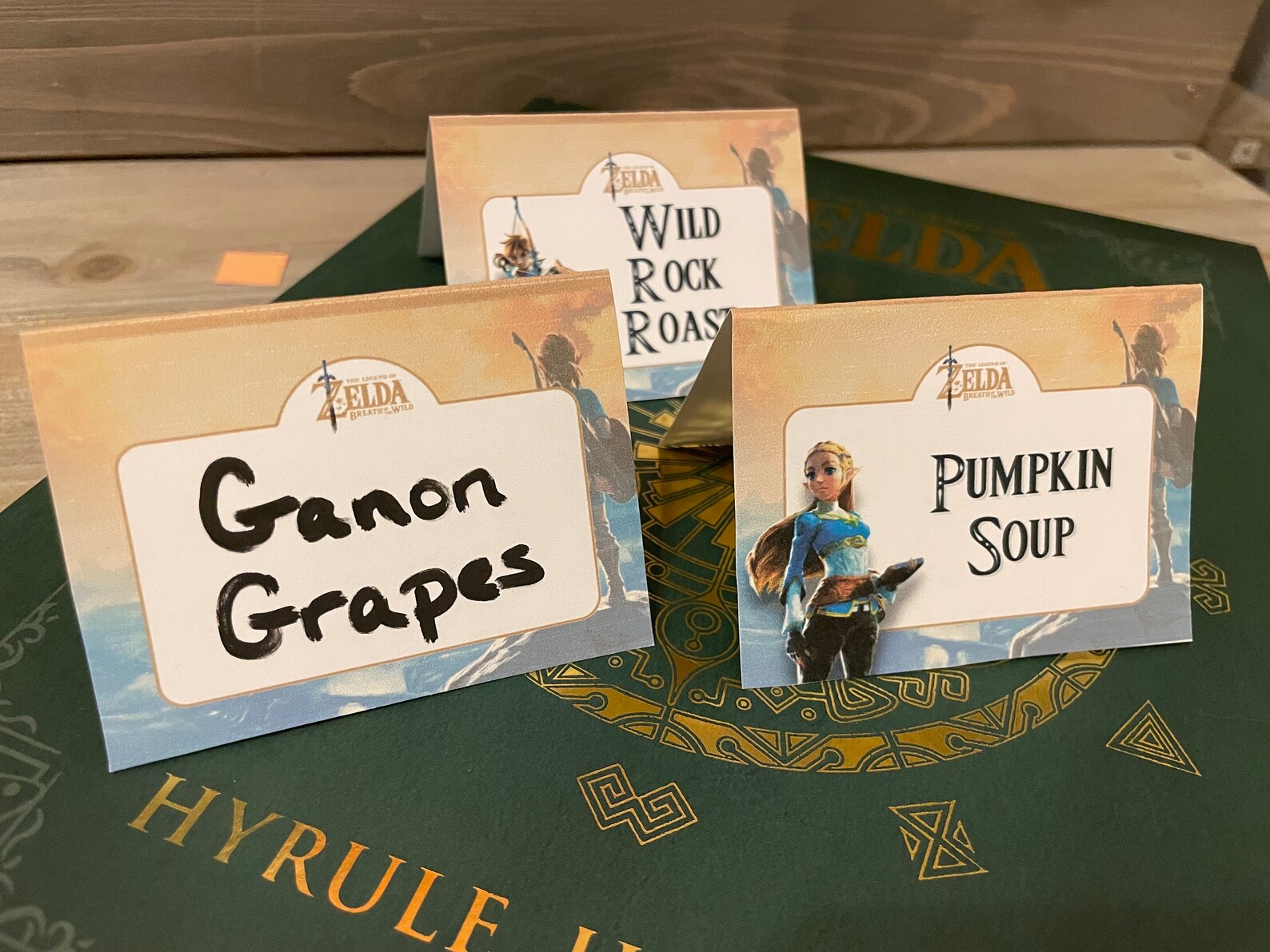 Zelda Printable Food Tent Snack Labels for Breath of the Wild Zelda ...