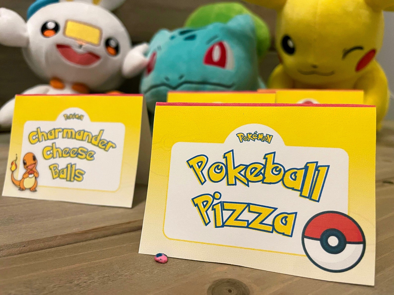 Editable Pokemon Pikachu Printable Food Tent Snack Labels for Pokemon ...