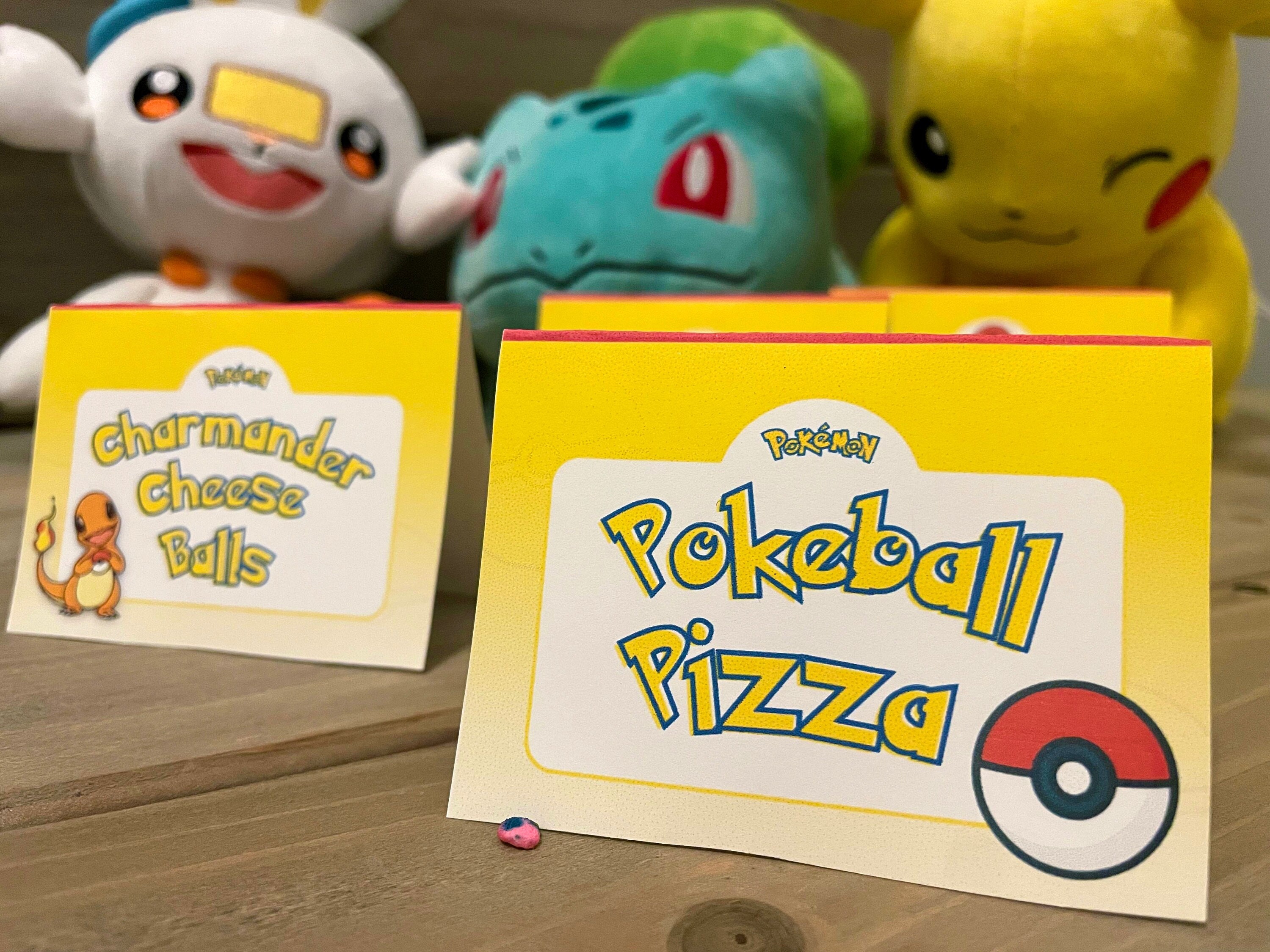 Editable Pokemon Pikachu Printable Food Tent Snack Labels for - Etsy Canada