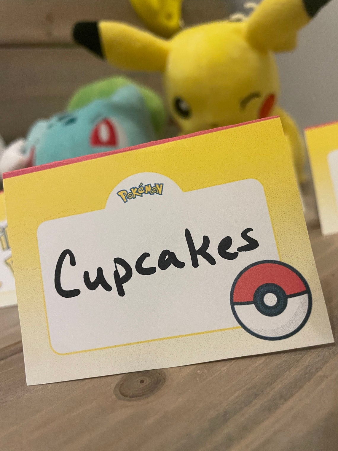 Editable Pokemon Pikachu Printable Food Tent Snack Labels for - Etsy Canada