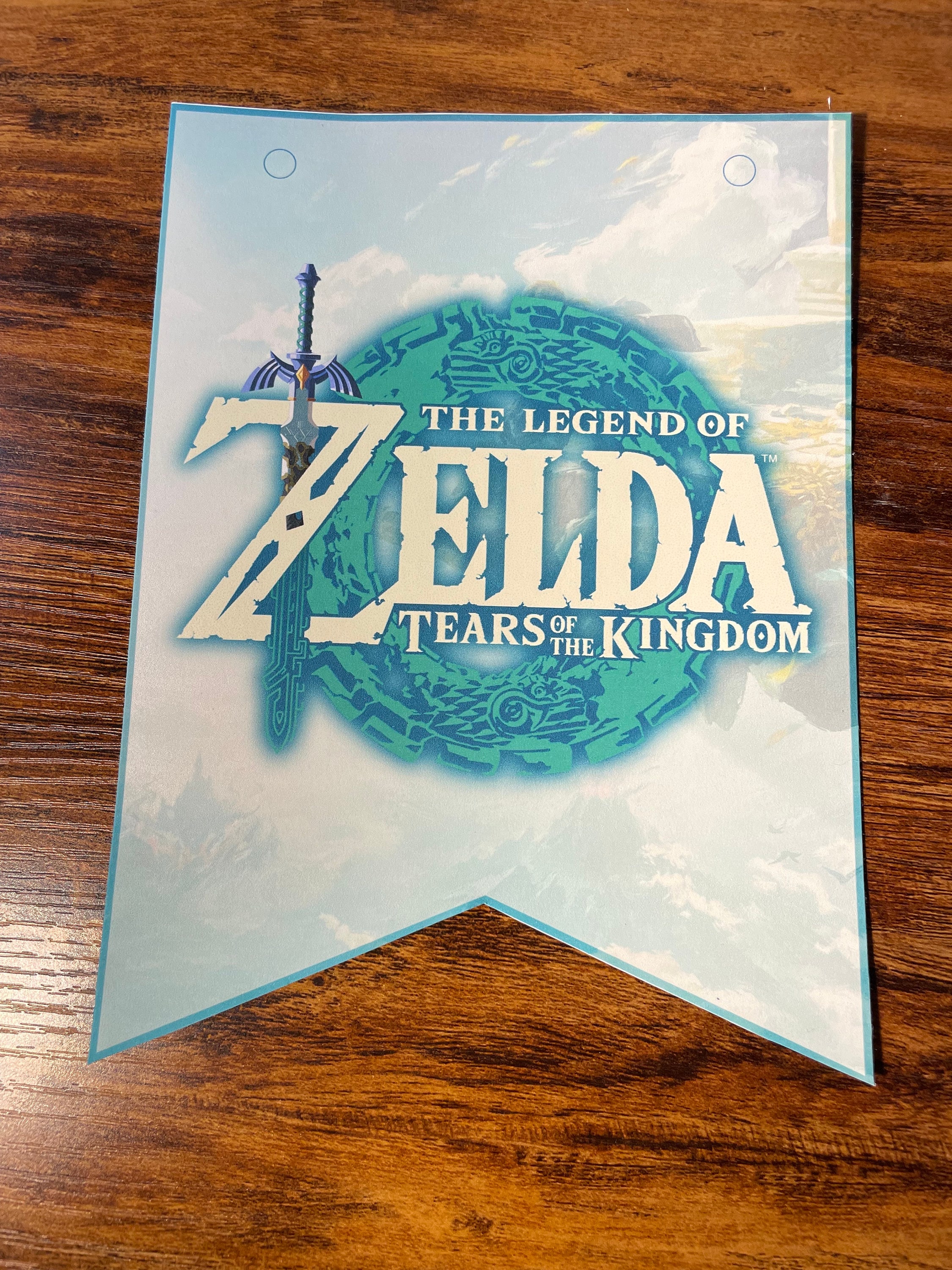 Zelda Tears of the Kingdom Birthday Party Banner - Etsy