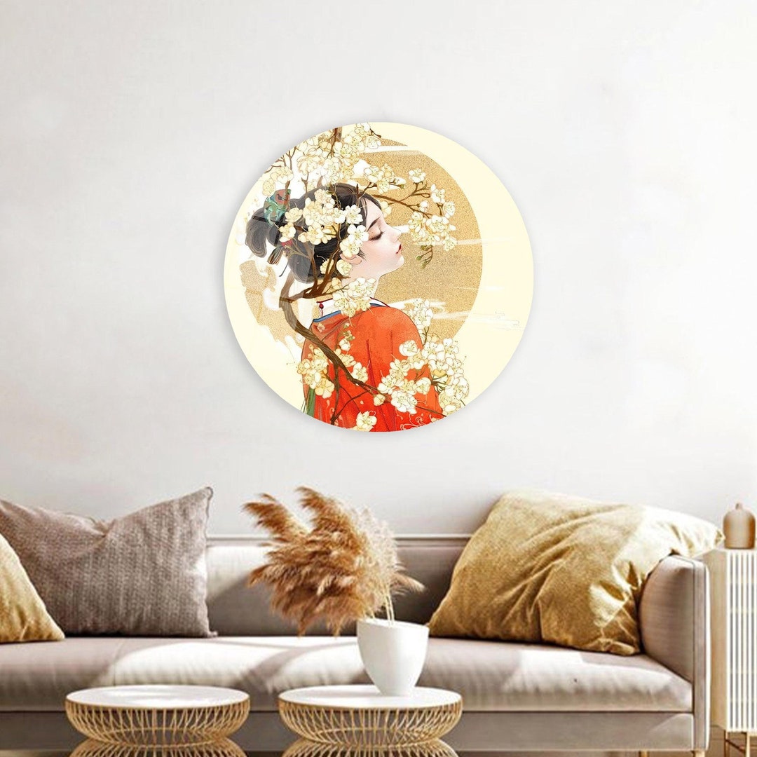 Personalized Gifts, Japanese Geisha Wall Art, Japanese Woman Poster ...