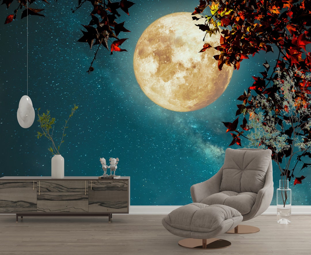 Paper Anniversary, Room Wall Decor, Wallpaper Mural Art, Gift for the ...