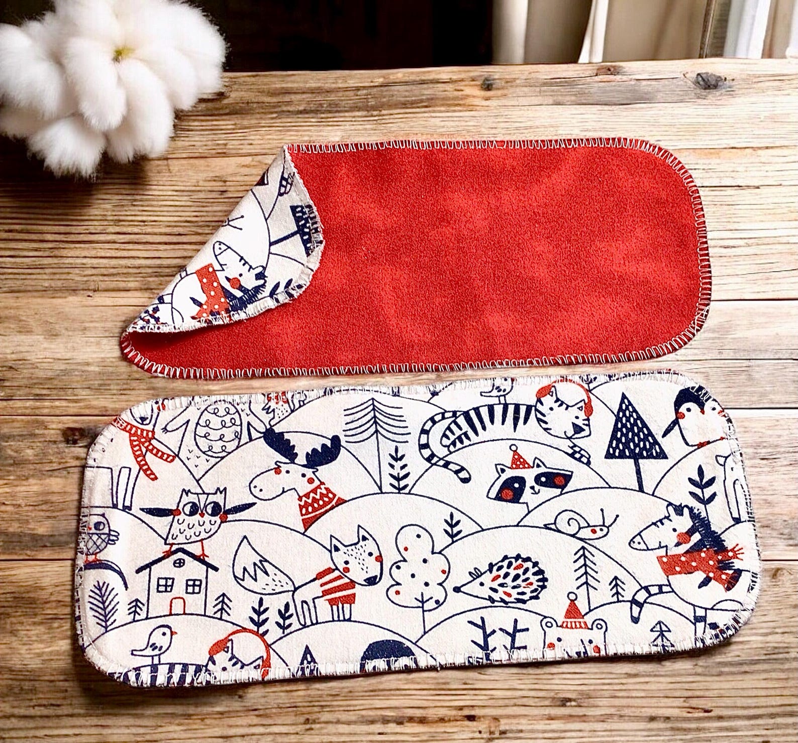 Cotton Flannel Hygiene Cloths Extra Thick & Soft Double Layered ...