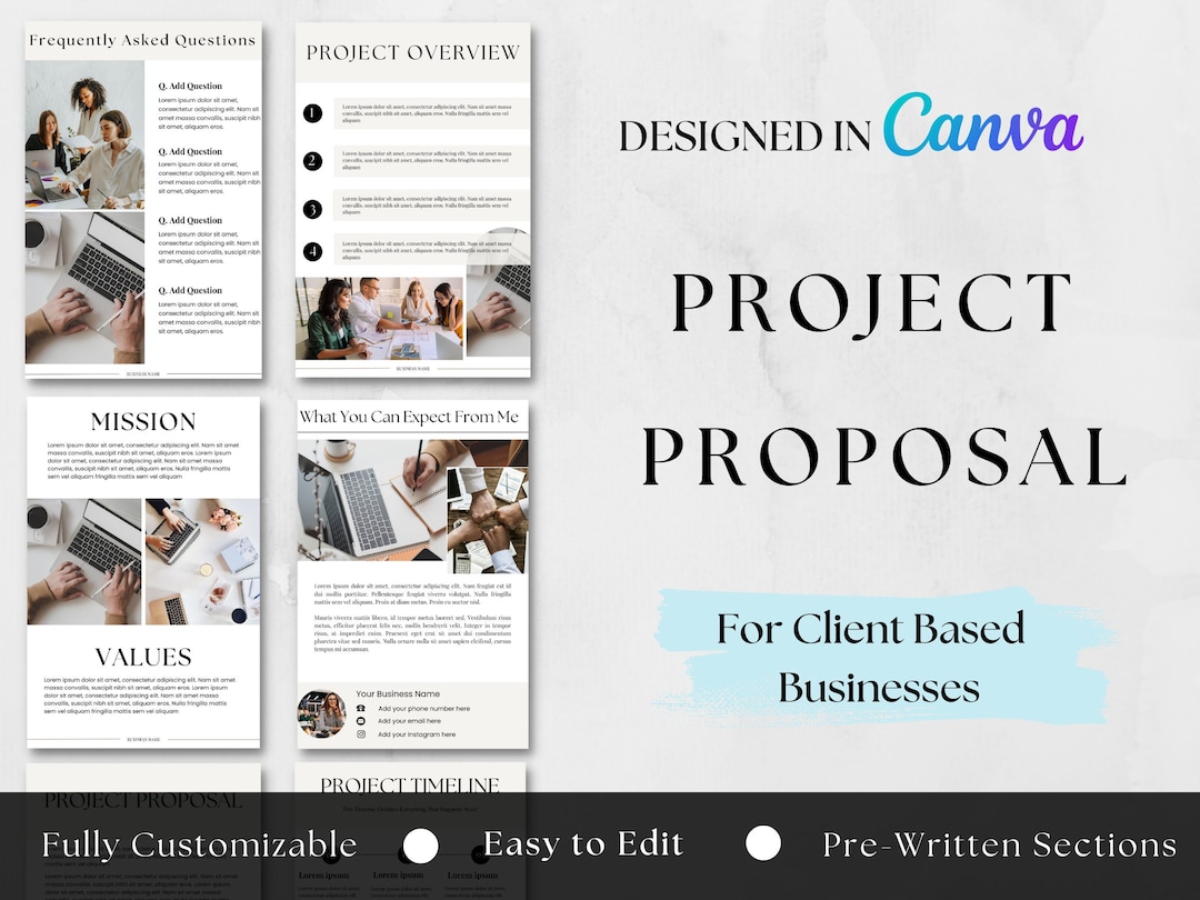 Project Proposal Template, Business Proposal Starter Kit, Project ...