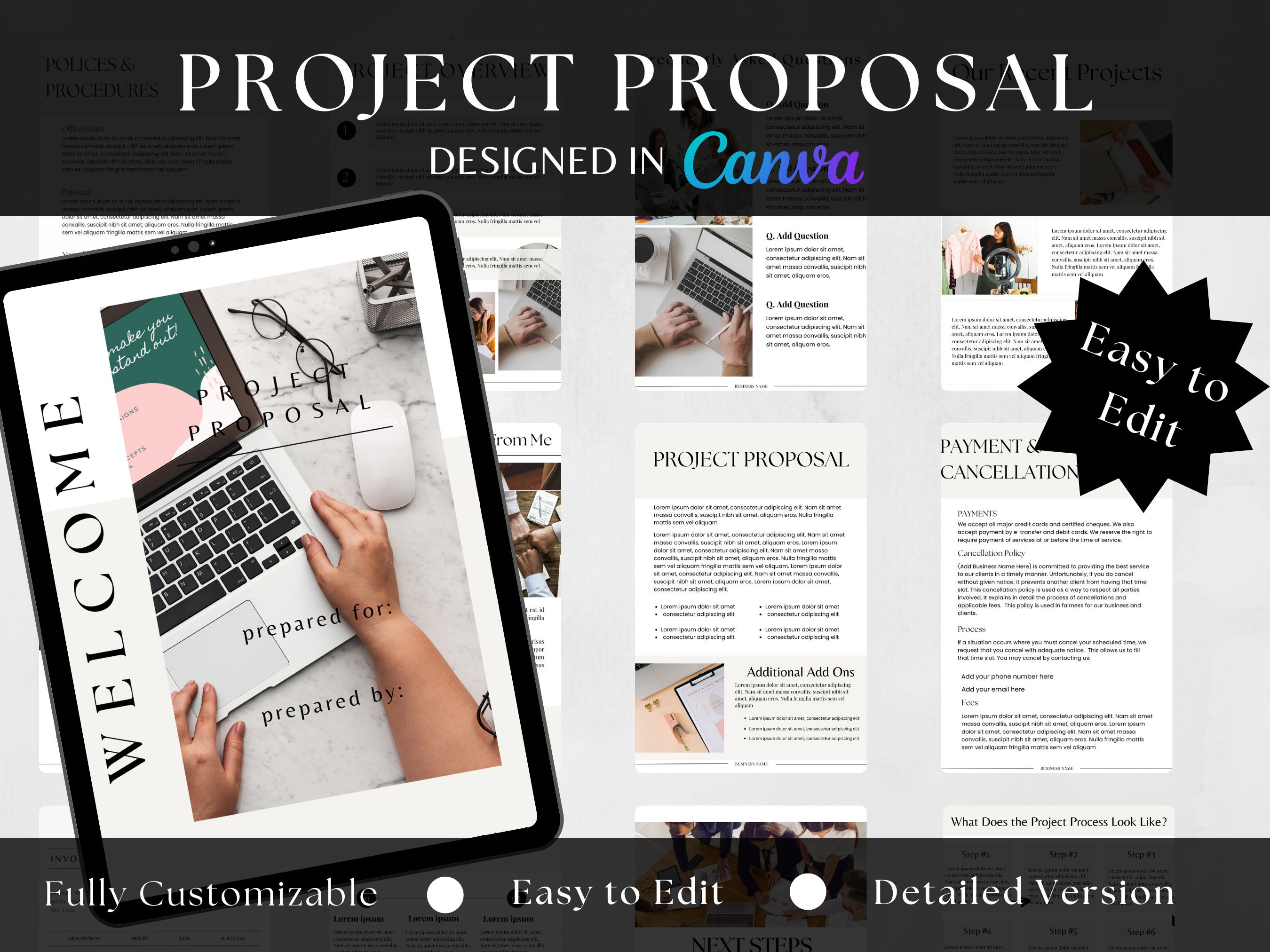 Project Proposal Template, Business Proposal Starter Kit, Project Portfolio, Client Onboarding ...