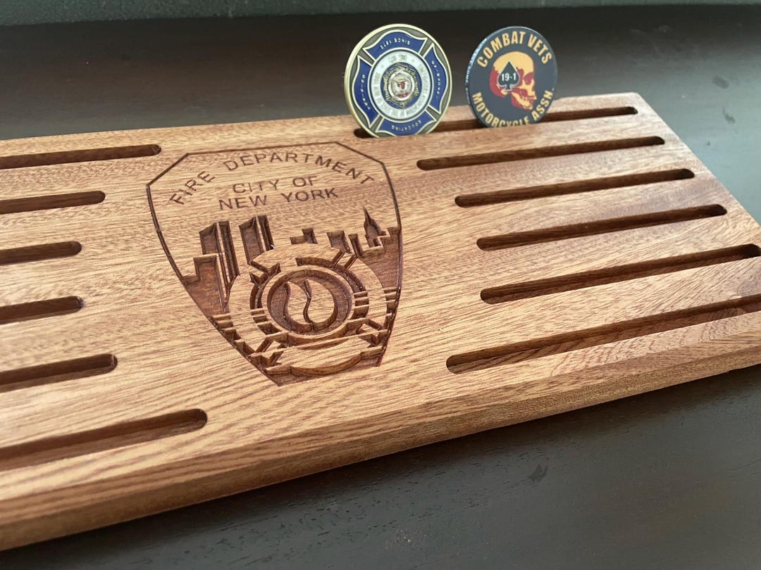 Challenge Coin Holder Display for Military Firefighters Police EMS - Etsy