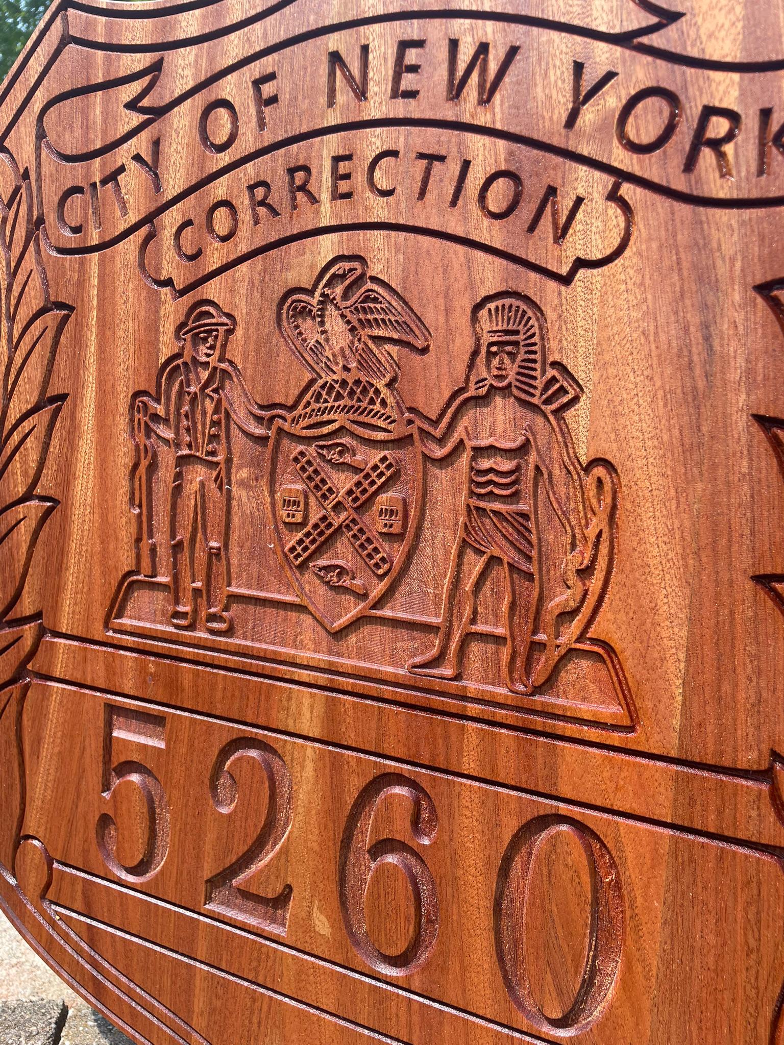 NYPD Officer Badge Plaque - Etsy