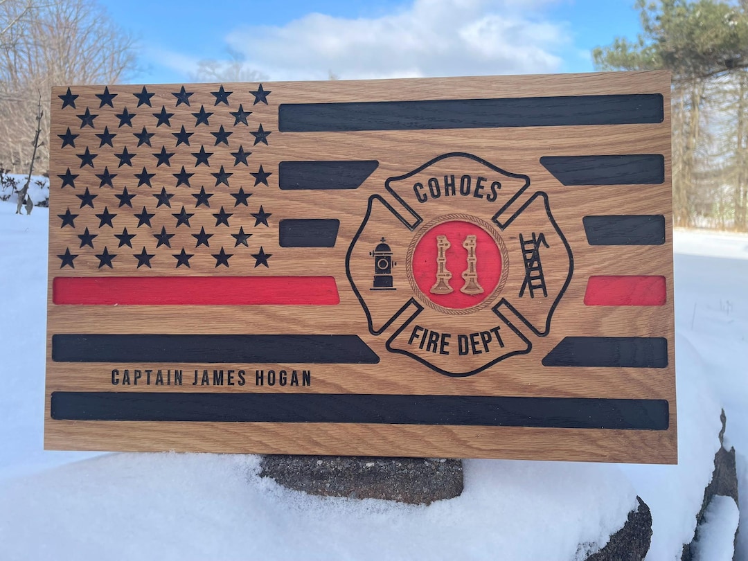 Custom Firefighter Thin Red Line Flags - Etsy