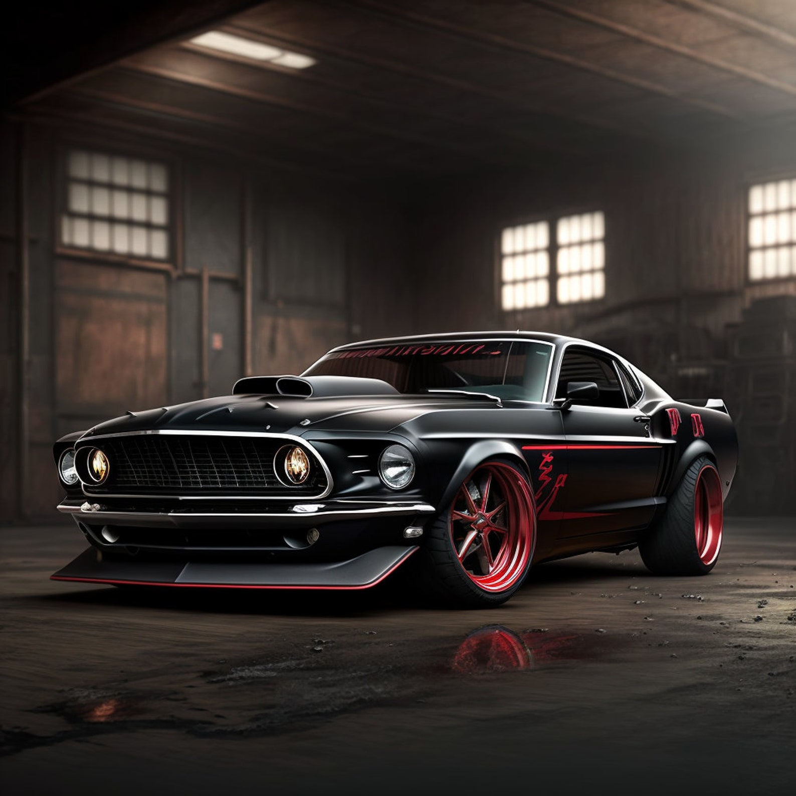Ford Mustang Boss 429 - Etsy