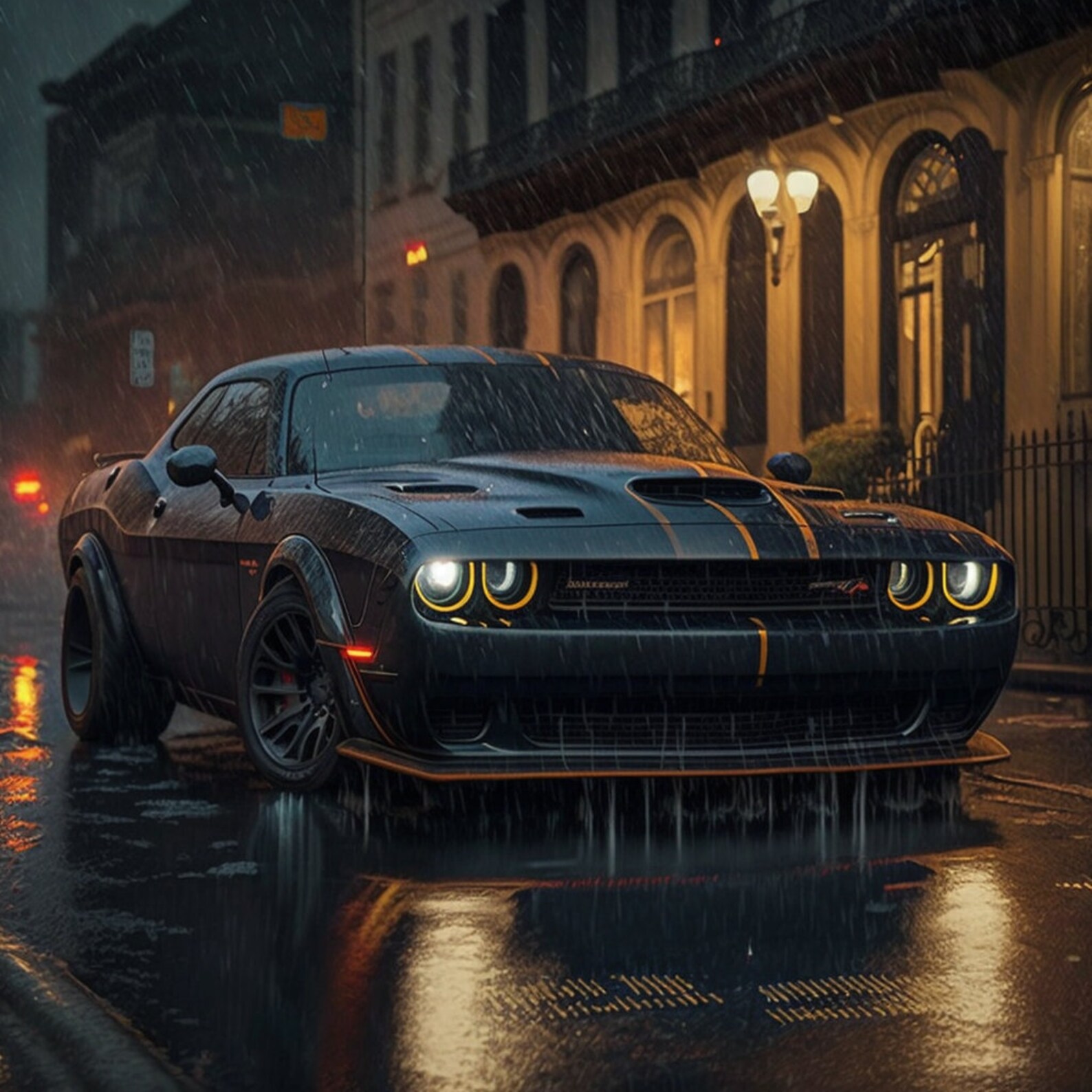 Dodge Challenger SRT Hellcat - Etsy