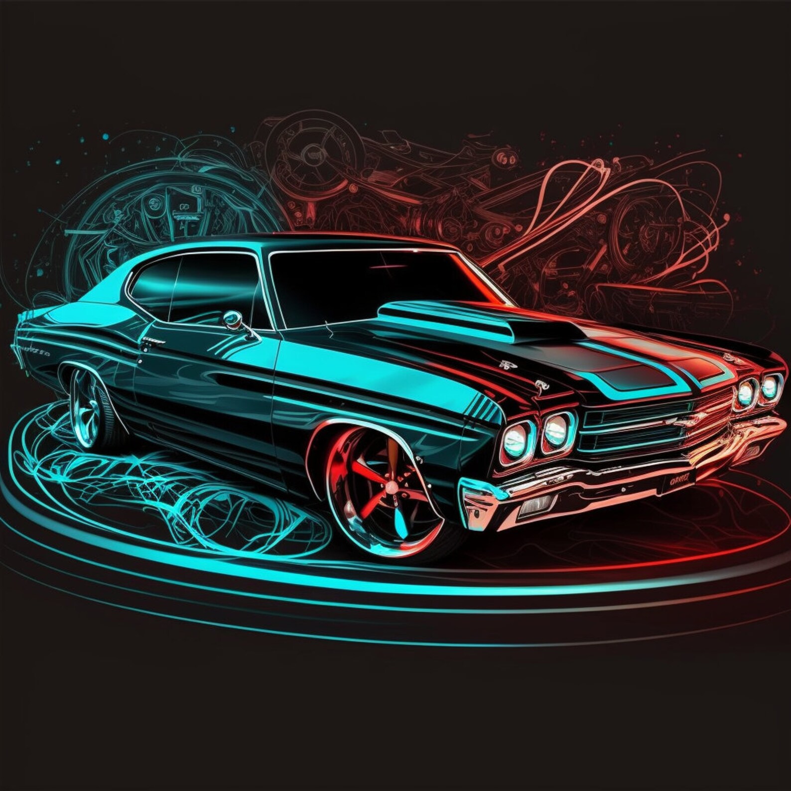Ford Chevelle - Etsy