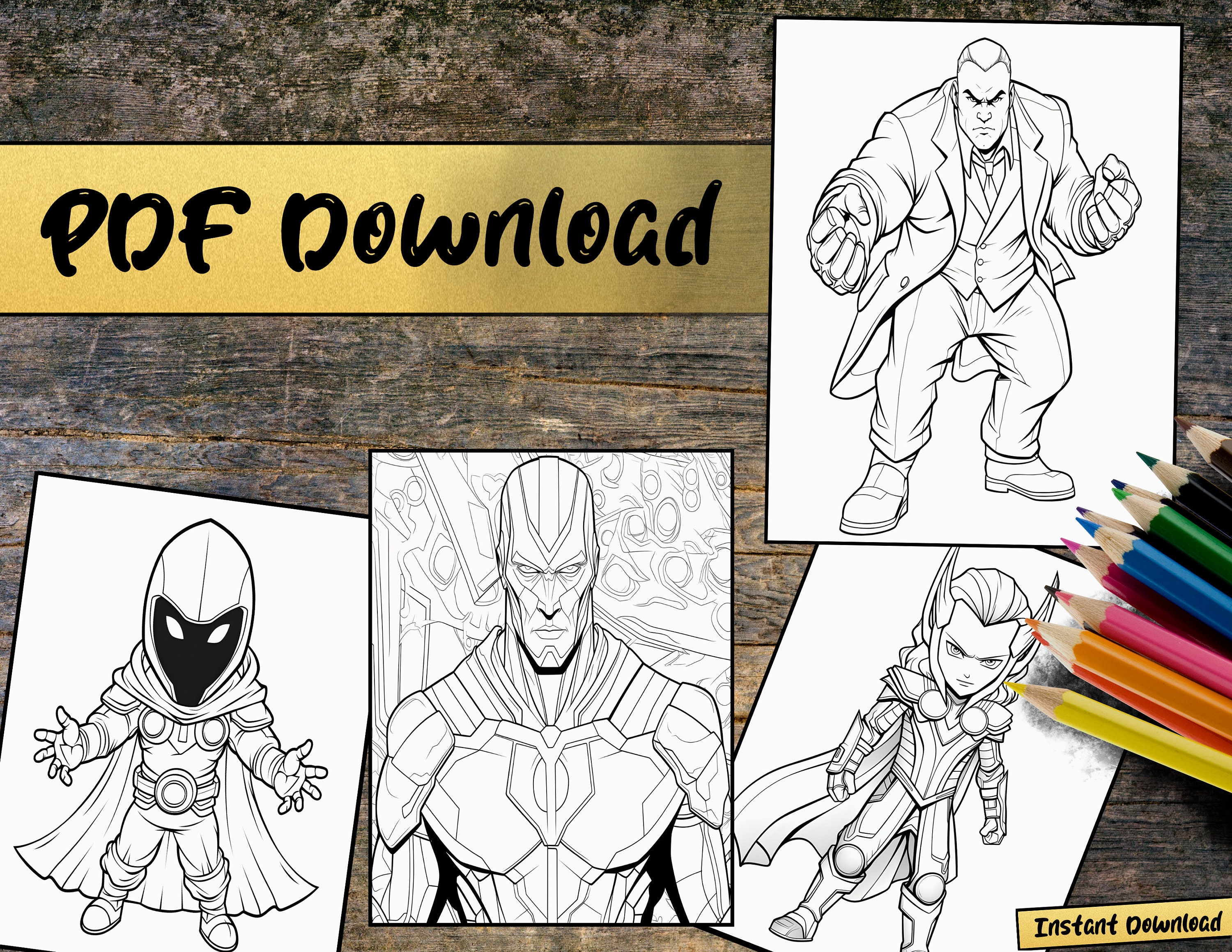 Comics Coloring Book,superhero Coloring, Marvel Superhero Coloring ...