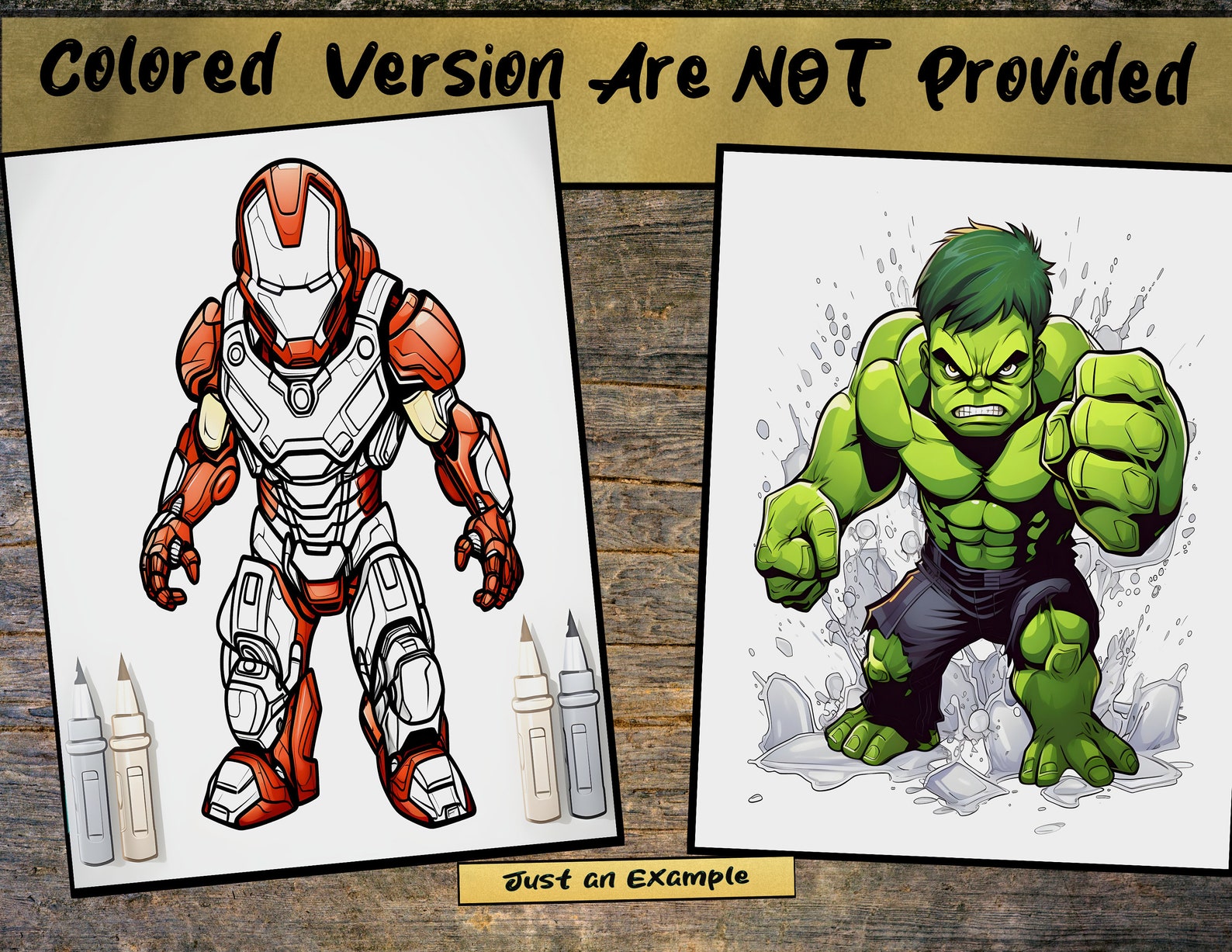 Comics Coloring Book,superhero Coloring, Marvel Superhero Coloring ...