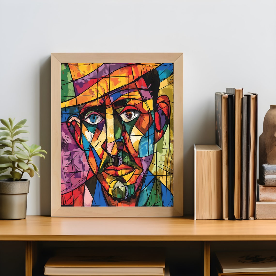 Picasso Wall Art Tryptic Wall Art Picasso Style Art Prints Picasso Wall ...