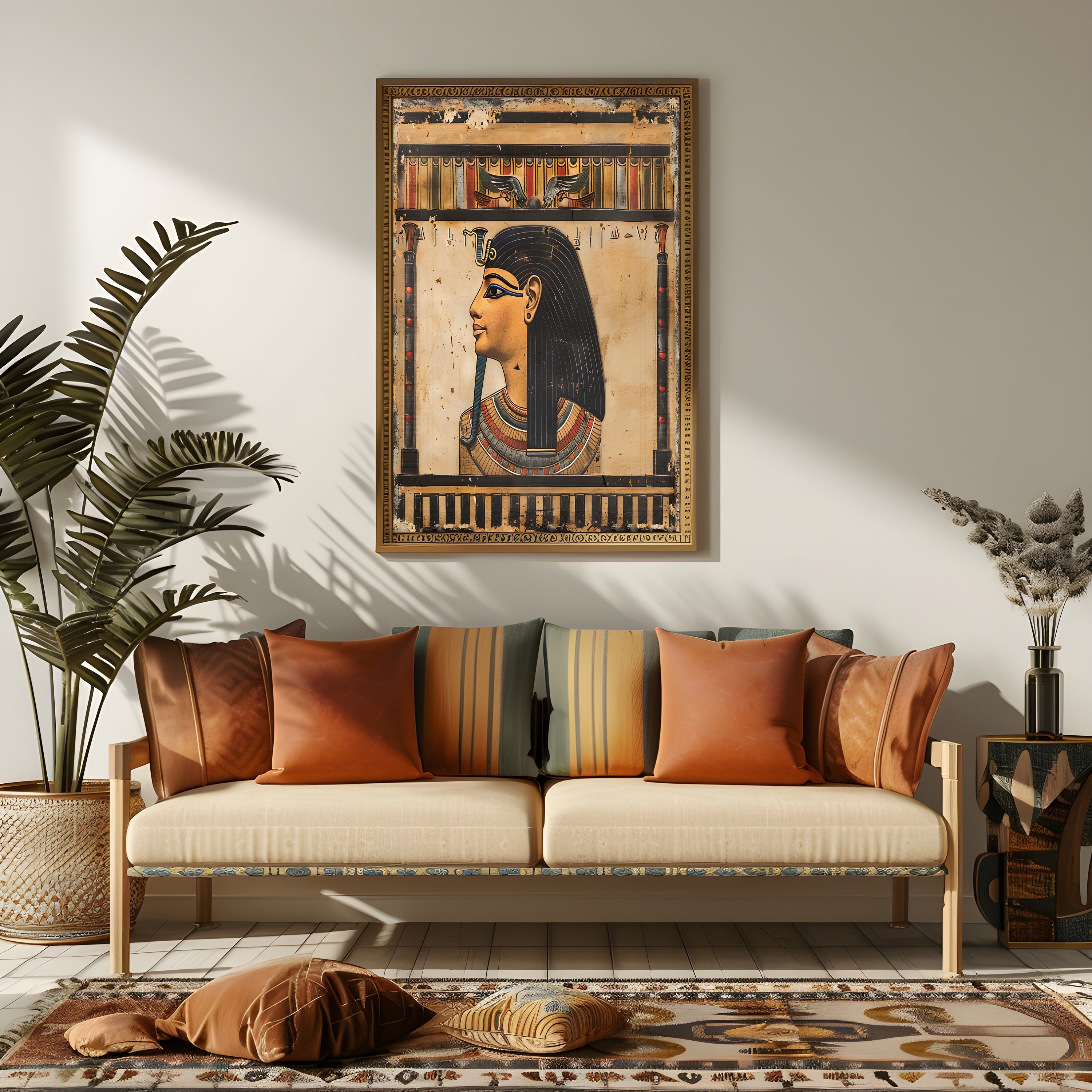 Gallery Print Set, Wall Art Set, Ancient Egyptian Decor, Ramses ...