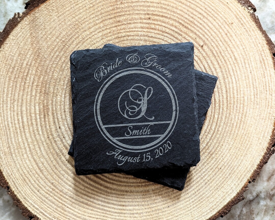 Personalized Coasters Personalized Coaster Set Wedding Coasters ...